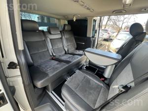 White Volkswagen Multivan 2011 in Liepaja, with an engine capacity of 2.00 L and mileage of 265 thousand km for 18250 €, photo 11 on AUTOMOTO.COM.LV