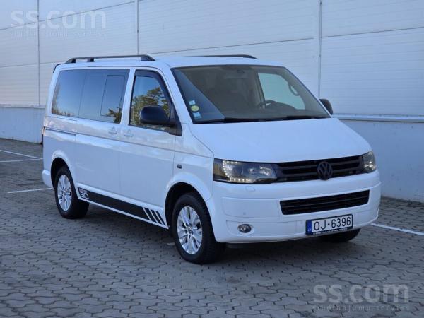 White Volkswagen Multivan 2013 in Riga, with an engine capacity of 2.00 L and mileage of 231 thousand km for 16990 €, photo 2 on AUTOMOTO.COM.LV