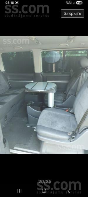 Balts Volkswagen Multivan 2014 Ventspils, ar dzinēja tilpumu 2.00 L un nobraukumu 355 tūkst. km par 16000 €, foto 8 vietnē AUTOMOTO.COM.LV