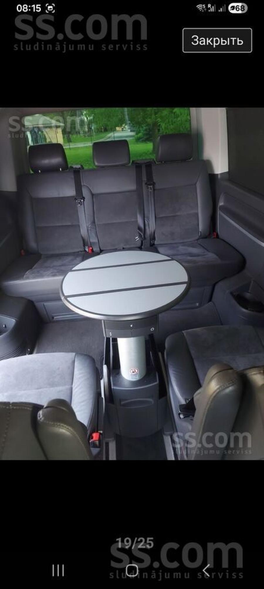 Balts Volkswagen Multivan 2014 Ventspils, ar dzinēja tilpumu 2.00 L un nobraukumu 355 tūkst. km par 16000 €, foto 9 vietnē AUTOMOTO.COM.LV