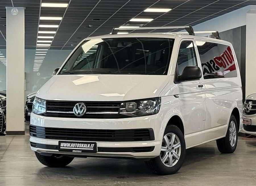 White Volkswagen Multivan 2017 in Klaipeda, with an engine capacity of 2.00 L and mileage of 297 thousand km for 19900 €, photo 1 on AUTOMOTO.COM.LV