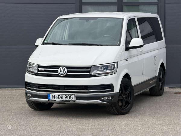 White Volkswagen Multivan 2018 in Jonava, with an engine capacity of 1.97 L and mileage of 290 thousand km for 25990 €, photo 1 on AUTOMOTO.COM.LV