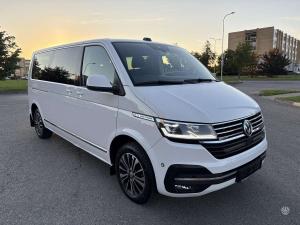 White Volkswagen Multivan 2020 in Panevezys, with an engine capacity of 1.97 L and mileage of 448 thousand km for 21100 €, photo 7 on AUTOMOTO.COM.LV