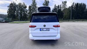 White Volkswagen Multivan 2024 in Riga, with an engine capacity of 2.00 L and mileage of 80 thousand km for 43500 €, photo 5 on AUTOMOTO.COM.LV