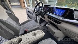 White Volkswagen Multivan 2024 in Riga, with an engine capacity of 2.00 L and mileage of 80 thousand km for 43500 €, photo 10 on AUTOMOTO.COM.LV