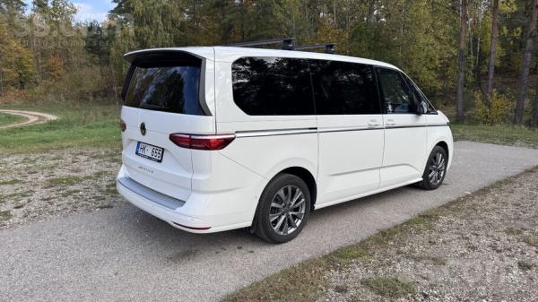 White Volkswagen Multivan 2024 in Madona, with an engine capacity of 2.00 L and mileage of 83 thousand km for 42800 €, photo 1 on AUTOMOTO.COM.LV