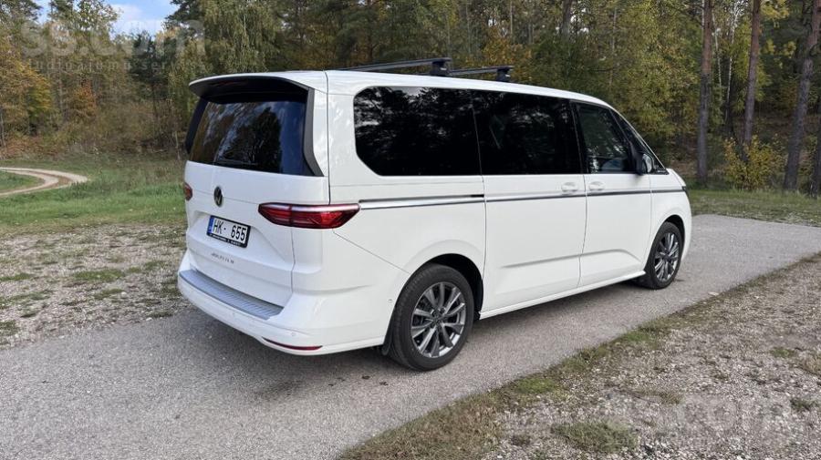 White Volkswagen Multivan 2024 in Madona, with an engine capacity of 2.00 L and mileage of 83 thousand km for 42800 €, photo 1 on AUTOMOTO.COM.LV
