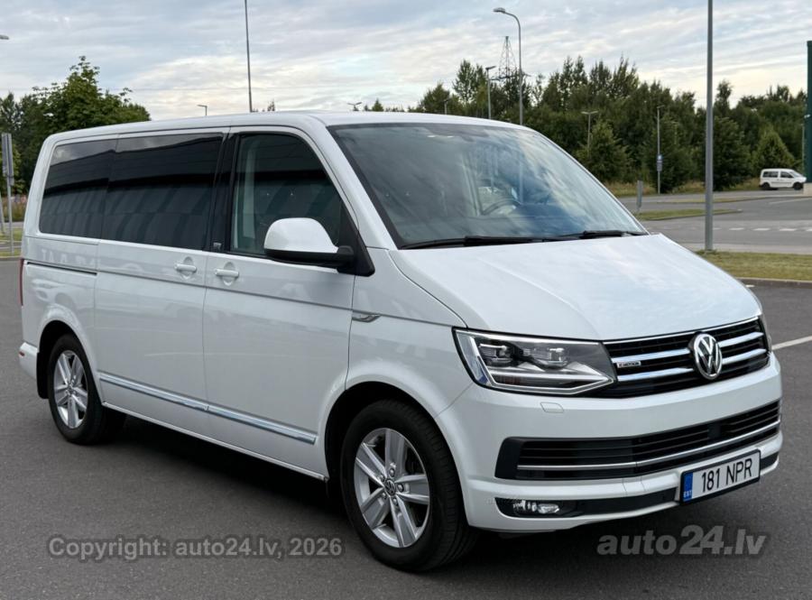 White Volkswagen Multivan 2016 in Tallinn, with an engine capacity of 2.00 L and mileage of 191 thousand km for 29900 €, photo 3 on AUTOMOTO.COM.LV