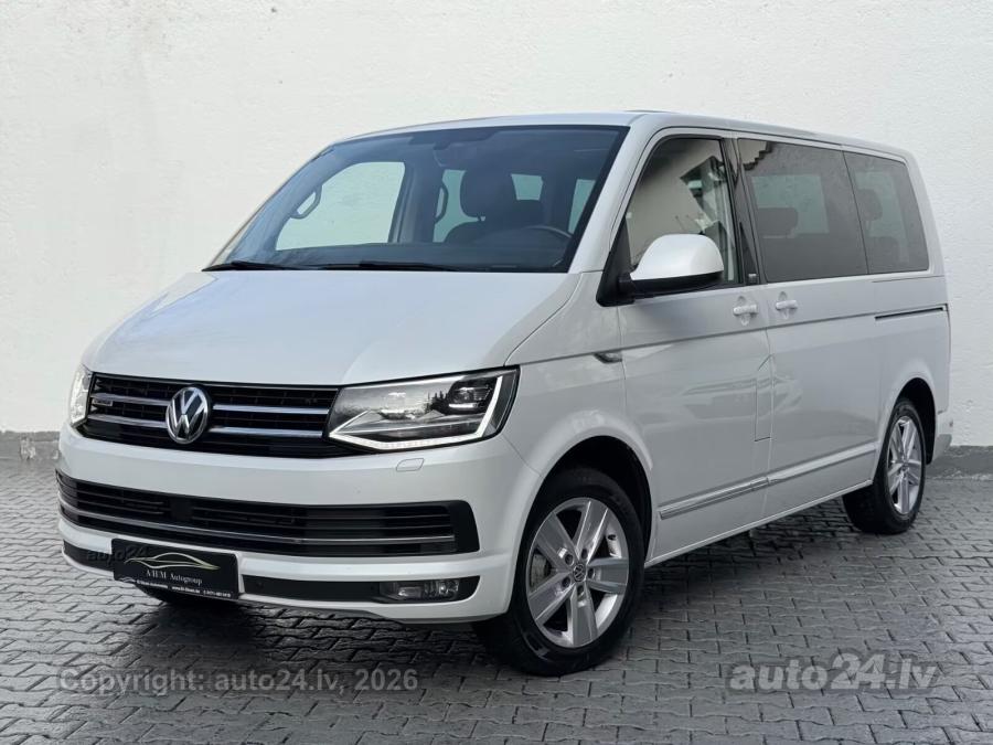 White Volkswagen Multivan 2016 in Tallinn, with an engine capacity of 2.00 L and mileage of 191 thousand km for 29900 €, photo 8 on AUTOMOTO.COM.LV