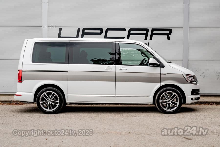 White Volkswagen Multivan 2018 in Parnu, with an engine capacity of 2.00 L and mileage of 170 thousand km for 31900 €, photo 5 on AUTOMOTO.COM.LV