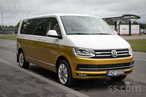 Yellow Volkswagen Multivan 2018 in Riga, with an engine capacity of 2.00 L and mileage of 207 thousand km for 27900 €, photo  on AUTOMOTO.COM.LV