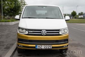 Yellow Volkswagen Multivan 2018 in Riga, with an engine capacity of 2.00 L and mileage of 207 thousand km for 27900 €, photo 3 on AUTOMOTO.COM.LV