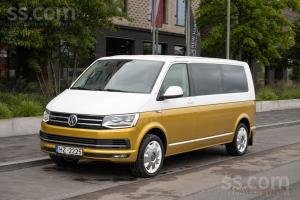 Yellow Volkswagen Multivan 2018 in Riga, with an engine capacity of 2.00 L and mileage of 207 thousand km for 27900 €, photo 4 on AUTOMOTO.COM.LV