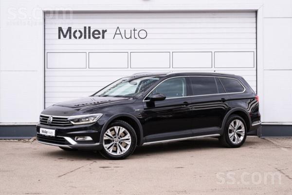 Black Volkswagen Passat Alltrack 2016 in Riga, with an engine capacity of 2.00 L and mileage of 156 thousand km for 13950 €, photo 1 on AUTOMOTO.COM.LV