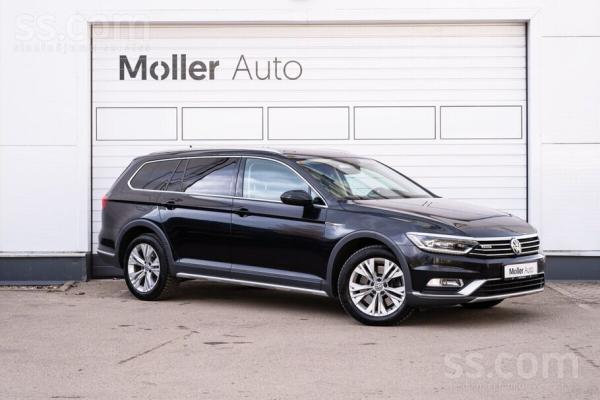 Black Volkswagen Passat Alltrack 2016 in Riga, with an engine capacity of 2.00 L and mileage of 156 thousand km for 13950 €, photo 2 on AUTOMOTO.COM.LV