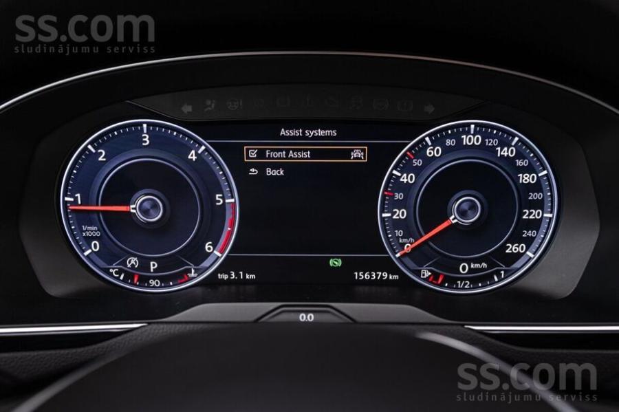 Black Volkswagen Passat Alltrack 2016 in Riga, with an engine capacity of 2.00 L and mileage of 156 thousand km for 13950 €, photo 24 on AUTOMOTO.COM.LV