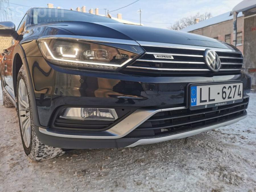 Melns Volkswagen Passat Alltrack 2018 Daugavpils, ar dzinēja tilpumu 2.00 L un nobraukumu 143 tūkst. km par 24200 €, foto 1 vietnē AUTOMOTO.COM.LV