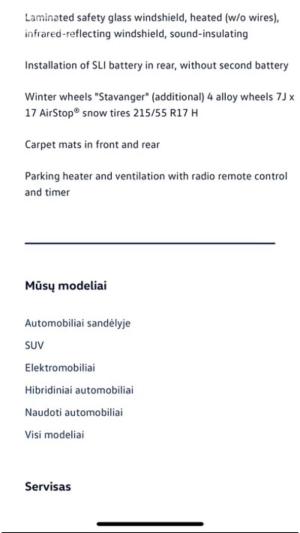 Black Volkswagen Passat Alltrack 2020 in Vilnius, with an engine capacity of 2.00 L and mileage of 134 thousand km for 22990 €, photo 21 on AUTOMOTO.COM.LV