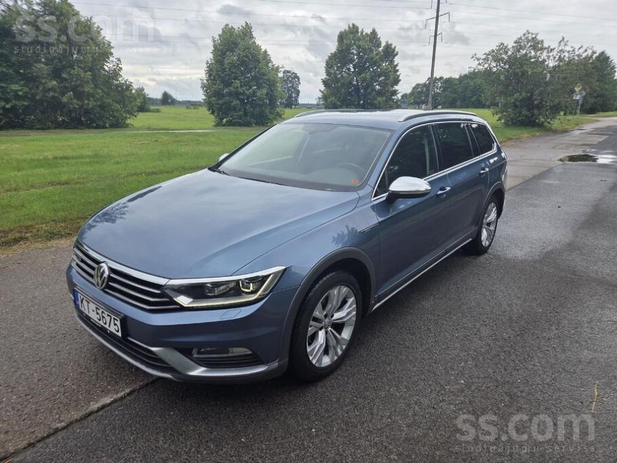 Zils Volkswagen Passat Alltrack 2017 Preiļi, ar dzinēja tilpumu 2.00 L un nobraukumu 185 tūkst. km par 16490 €, foto 1 vietnē AUTOMOTO.COM.LV