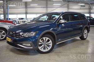 Zils Volkswagen Passat Alltrack 2021 Rīga, ar dzinēja tilpumu 2.00 L un nobraukumu 45 tūkst. km par 27600 €, foto  vietnē AUTOMOTO.COM.LV