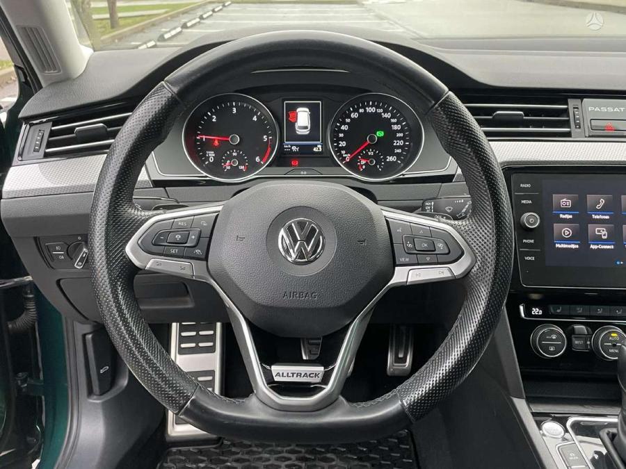 Zaļš Volkswagen Passat Alltrack 2020 Kauņa, ar dzinēja tilpumu 1.97 L un nobraukumu 113 tūkst. km par 21900 €, foto 30 vietnē AUTOMOTO.COM.LV