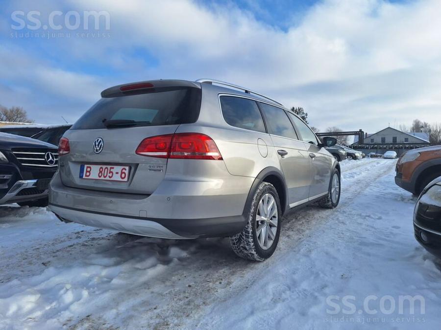 Pelēks Volkswagen Passat Alltrack 2012 Daugavpils, ar dzinēja tilpumu 2.00 L un nobraukumu 0 tūkst. km par 6500 €, foto 9 vietnē AUTOMOTO.COM.LV
