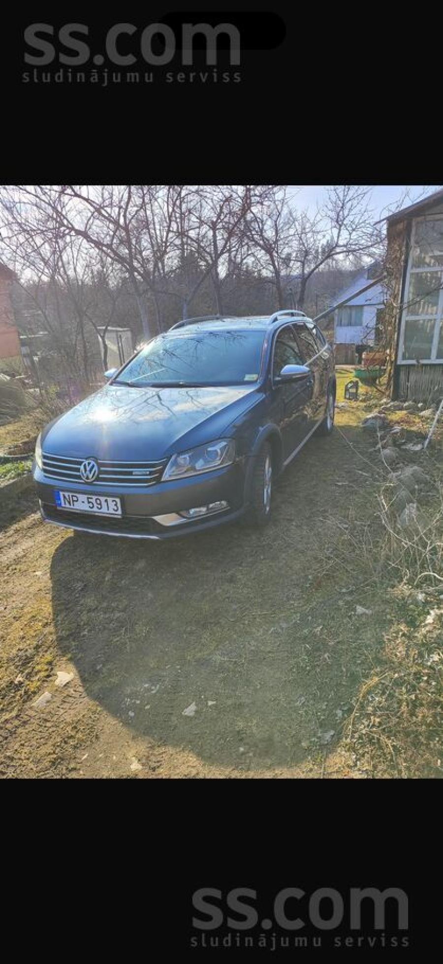 Pelēks Volkswagen Passat Alltrack 2014 Daugavpils, ar dzinēja tilpumu 2.00 L un nobraukumu 380 tūkst. km par 7000 €, foto 1 vietnē AUTOMOTO.COM.LV