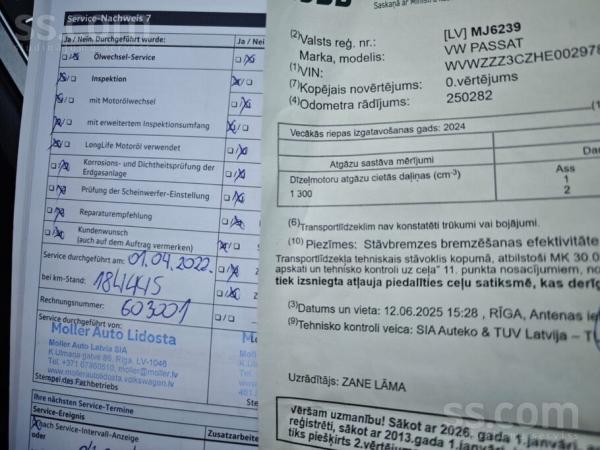 Серый Фольксваген Пассат Альтрак 2016 в Юрмала, объемом двигателя 2.00 л и пробегом 260 тыс. км за 12900 €, фото 5 на AUTOMOTO.COM.LV