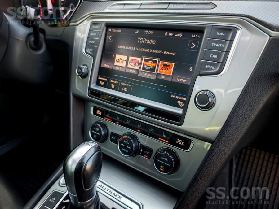 Pelēks Volkswagen Passat Alltrack 2016 Jūrmala, ar dzinēja tilpumu 2.00 L un nobraukumu 260 tūkst. km par 12900 €, foto 18 vietnē AUTOMOTO.COM.LV