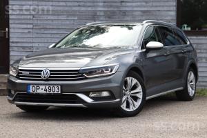 Pelēks Volkswagen Passat Alltrack 2016 Valmiera, ar dzinēja tilpumu 2.00 L un nobraukumu 402 tūkst. km par 5990 €, foto  vietnē AUTOMOTO.COM.LV