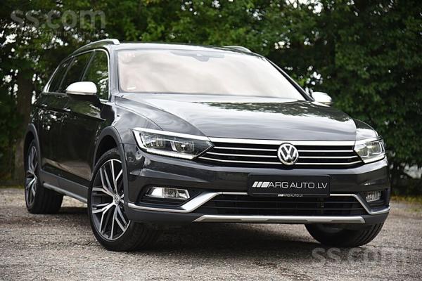 Pelēks Volkswagen Passat Alltrack 2017 Tukums, ar dzinēja tilpumu 2.00 L un nobraukumu 147 tūkst. km par 17290 €, foto 1 vietnē AUTOMOTO.COM.LV