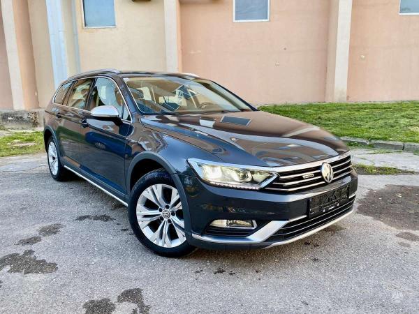 Grey Volkswagen Passat Alltrack 2017 in Siauliai, with an engine capacity of 2.00 L and mileage of 184 thousand km for 10999 €, photo 1 on AUTOMOTO.COM.LV