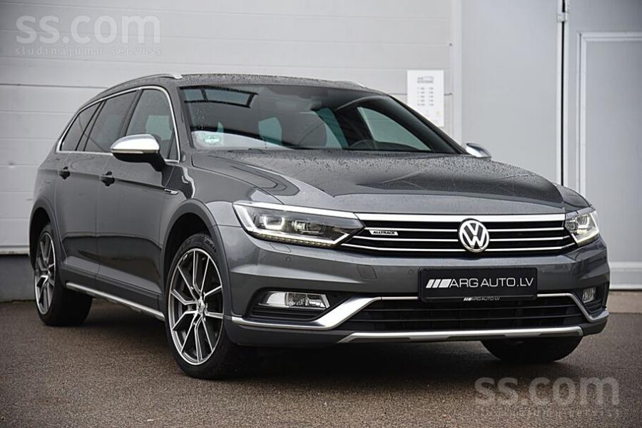 Grey Volkswagen Passat Alltrack 2017 in Tukums, with an engine capacity of 2.00 L and mileage of 267 thousand km for 13990 €, photo 1 on AUTOMOTO.COM.LV