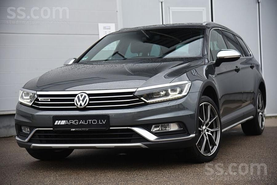 Grey Volkswagen Passat Alltrack 2017 in Tukums, with an engine capacity of 2.00 L and mileage of 267 thousand km for 13990 €, photo 5 on AUTOMOTO.COM.LV