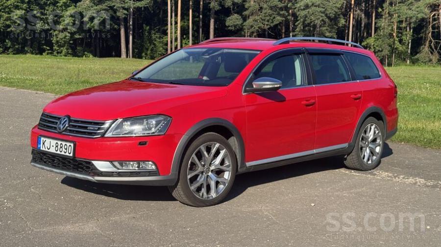 Sarkans Volkswagen Passat Alltrack 2013 Jūrmala, ar dzinēja tilpumu 2.00 L un nobraukumu 154 tūkst. km par 8900 €, foto 3 vietnē AUTOMOTO.COM.LV