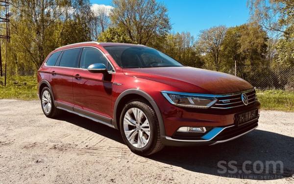 Sarkans Volkswagen Passat Alltrack 2016 Valmiera, ar dzinēja tilpumu 2.00 L un nobraukumu 0 tūkst. km par 14699 €, foto 2 vietnē AUTOMOTO.COM.LV