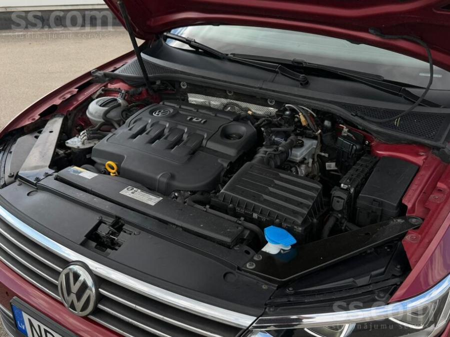 Red Volkswagen Passat Alltrack 2016 in Riga, with an engine capacity of 2.00 L and mileage of 296 thousand km for 103000 €, photo 17 on AUTOMOTO.COM.LV