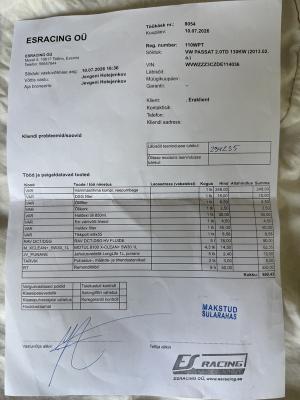 Фольксваген Пассат Альтрак 2013 в Таллин, объемом двигателя 2.00 л и пробегом 304 тыс. км за 7600 €, фото 28 на AUTOMOTO.COM.LV