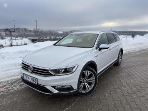 White Volkswagen Passat Alltrack 2016 in Vilnius, with an engine capacity of 1.97 L and mileage of 248 thousand km for 13500 €, photo  on AUTOMOTO.COM.LV