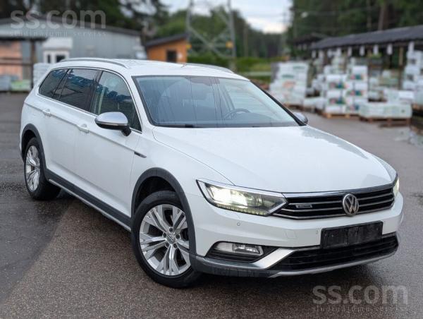White Volkswagen Passat Alltrack 2015 in Jurmala, with an engine capacity of 2.00 L and mileage of 0 thousand km for 10550 €, photo 1 on AUTOMOTO.COM.LV