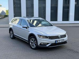 Balts Volkswagen Passat Alltrack 2016 Viļņa, ar dzinēja tilpumu 2.00 L un nobraukumu 318 tūkst. km par 13300 €, foto  vietnē AUTOMOTO.COM.LV