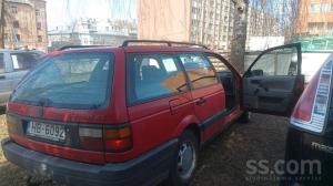 Sarkans Volkswagen passat-b3 1992 Rīga, ar dzinēja tilpumu 1.90 L un nobraukumu 209 tūkst. km par 1500 €, foto 4 vietnē AUTOMOTO.COM.LV