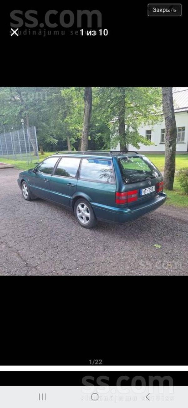 Green Volkswagen passat-b4 1995 in Kraslava, with an engine capacity of 1.80 L and mileage of 350 thousand km for 1000 €, photo 1 on AUTOMOTO.COM.LV