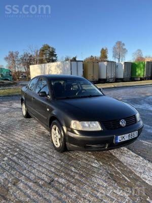 Black Volkswagen Passat B5 1997 in Rezekne, with an engine capacity of 1.90 L and mileage of 424 thousand km for 1000 €, photo 3 on AUTOMOTO.COM.LV