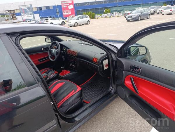 Black Volkswagen Passat B5 1997 in Daugavpils, with an engine capacity of 1.60 L and mileage of 396 thousand km for 1350 €, photo 8 on AUTOMOTO.COM.LV
