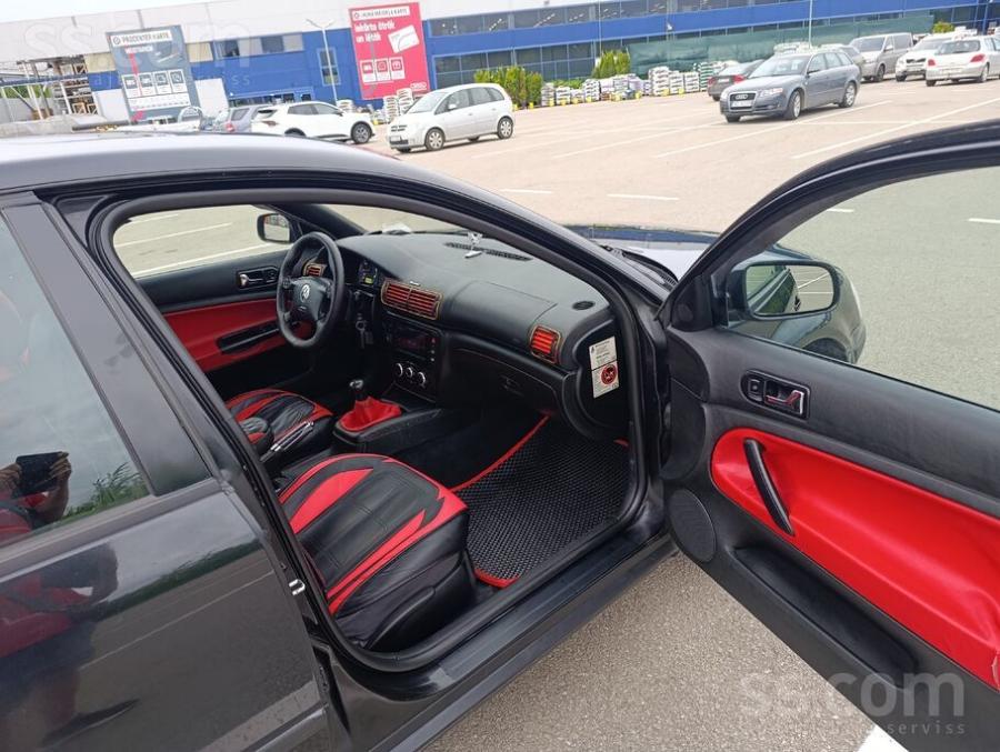Black Volkswagen Passat B5 1997 in Daugavpils, with an engine capacity of 1.60 L and mileage of 396 thousand km for 1350 €, photo 9 on AUTOMOTO.COM.LV