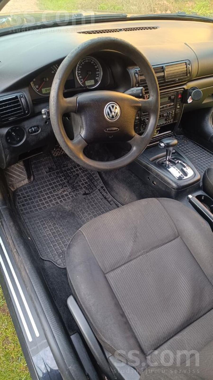 Melns Volkswagen Passat B5 2002 Cēsis, ar dzinēja tilpumu 1.90 L un nobraukumu 354 tūkst. km par 1200 €, foto 10 vietnē AUTOMOTO.COM.LV