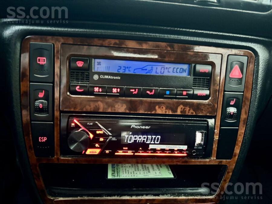 Melns Volkswagen Passat B5 2002 Daugavpils, ar dzinēja tilpumu 1.90 L un nobraukumu 350 tūkst. km par 1650 €, foto 25 vietnē AUTOMOTO.COM.LV