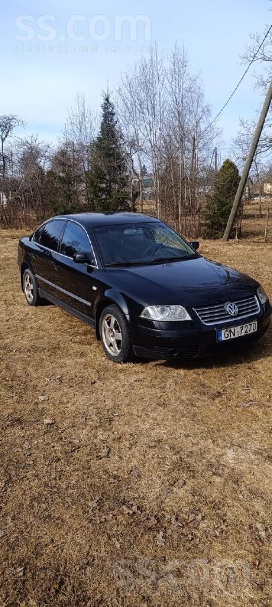 Melns Volkswagen Passat B5 2002 Rīga, ar dzinēja tilpumu 1.90 L un nobraukumu 356 tūkst. km par 700 €, foto 1 vietnē AUTOMOTO.COM.LV