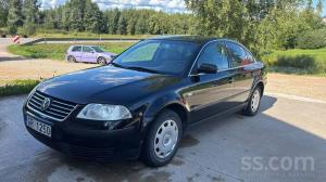Black Volkswagen Passat B5 2002 in Cesis, with an engine capacity of 2.00 L and mileage of 217 thousand km for 1200 €, photo  on AUTOMOTO.COM.LV
